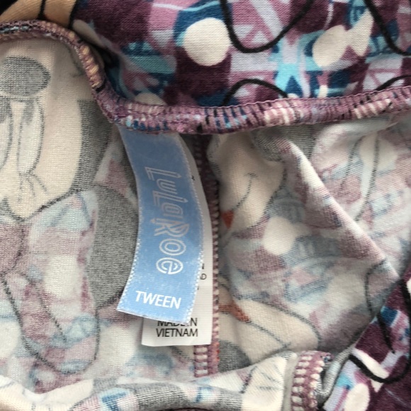LuLaRoe | Bottoms | Lularoe Minnie Mouse Leggings Tween | Poshmark